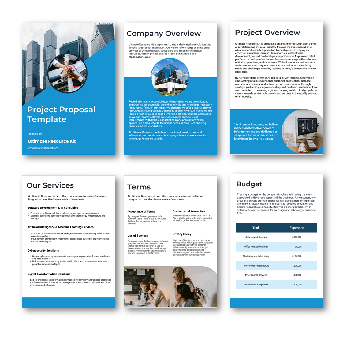 Project Pitch Template | High Quality Template [2024]