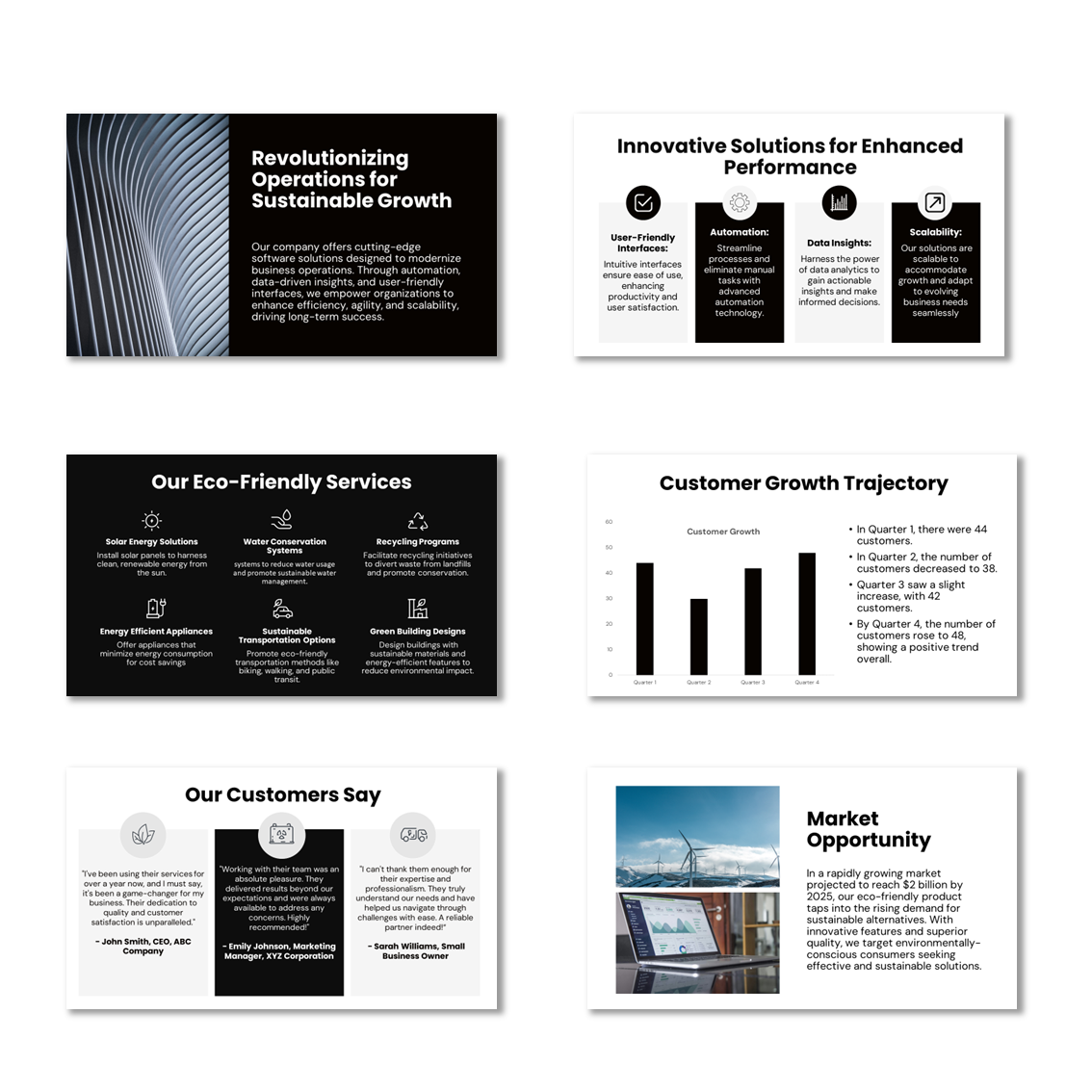 Professional Pitch Deck Template | High Quality Templates